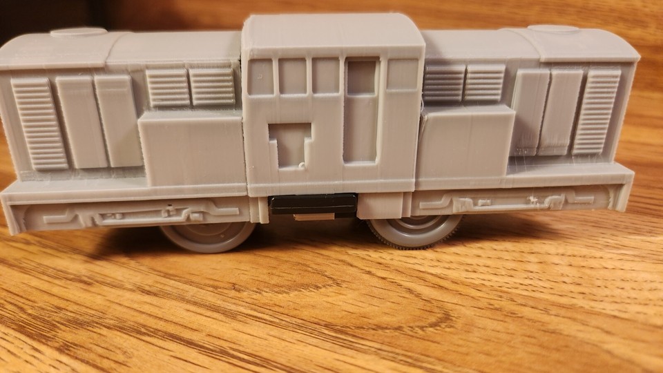 CUSTOM Trackmaster DEREK PAXMAN 3d Printed Shell Thomas Train Plarail ...