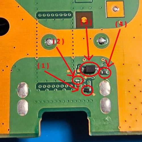 PS5 HDMI Components - EDM-010/020 EDM-031/033 -Set of Diodes Resistor ...