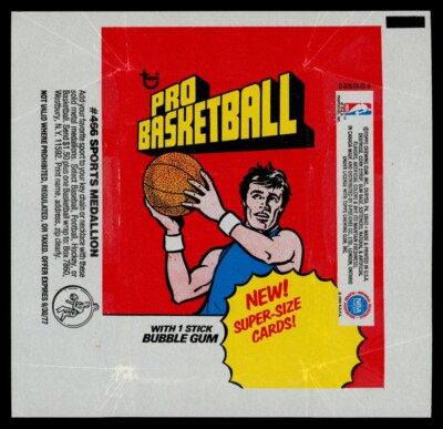 1976-77 Topps Pro Basketball: Wax Paper Wrapper *GMCARDS* | eBay
