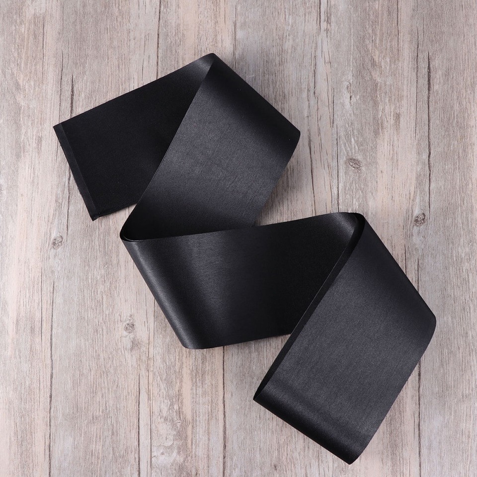 6PCS black satin sash Satin Sash Blank Decorative Etiquette Party Plain ...