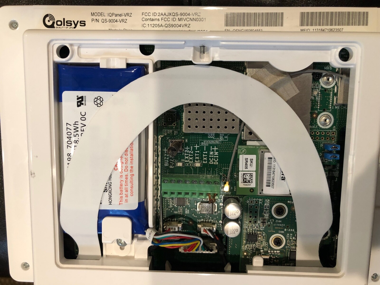 Qolsys iQ Panel AT&T Universal Wireless Translator RE524X Remote iQz ...