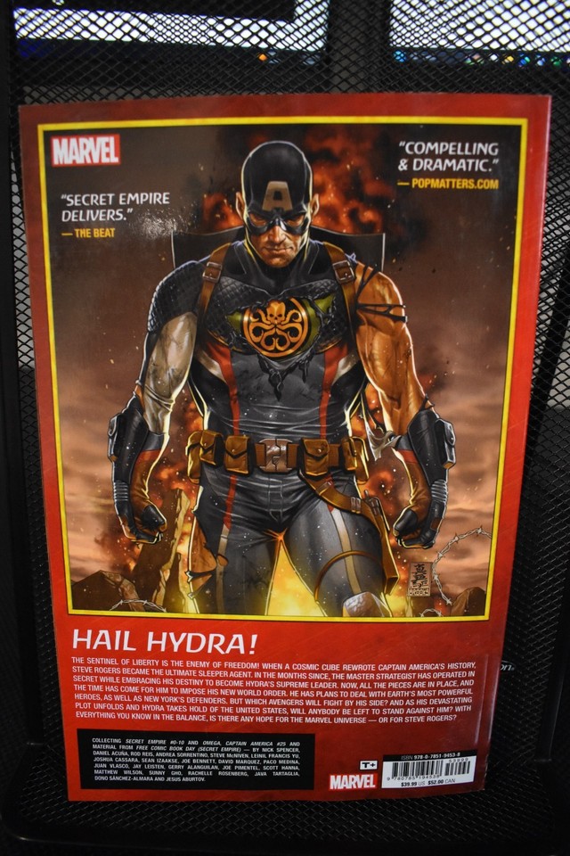 Secret Empire Complete Marvel Deluxe TPB BRAND NEW RARE Captain America ...