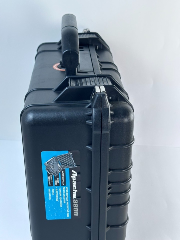 Apache 3800 Weatherproof Protective Case Black Large Camera Equipment ...