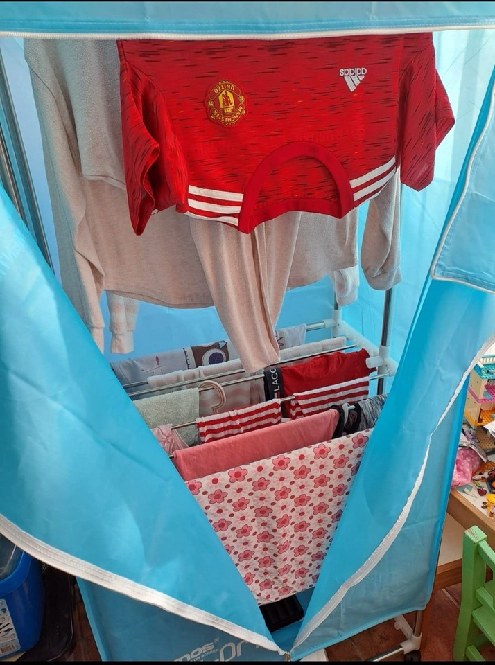 AMOS Eezy-Dry Pro Electric Clothes Dryer 15kg Indoor Wet Laundry Warm Air Drying | eBay UK