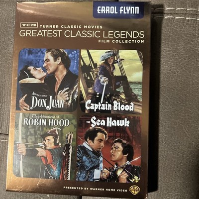 Tcm Greatest Classic Legends Film Collection: Errol Flynn (DVD ...