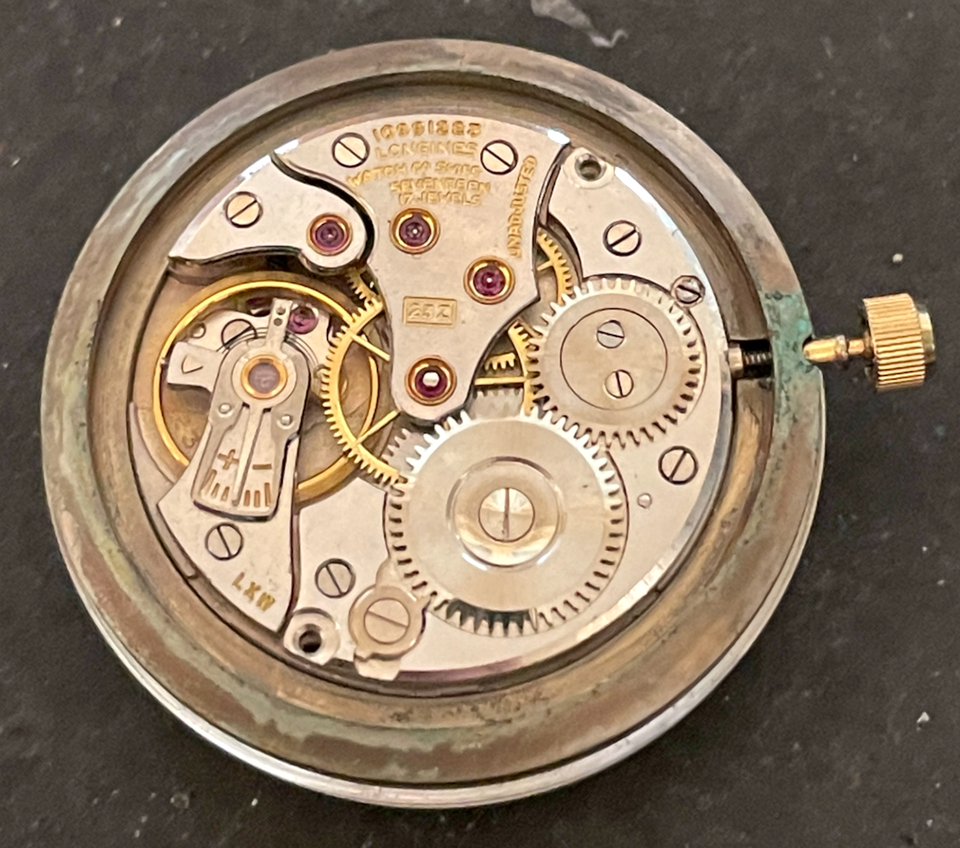 Vintage Longines Cal 23Z Men's Watch Movement Running Ticks 23 Z 17j ...