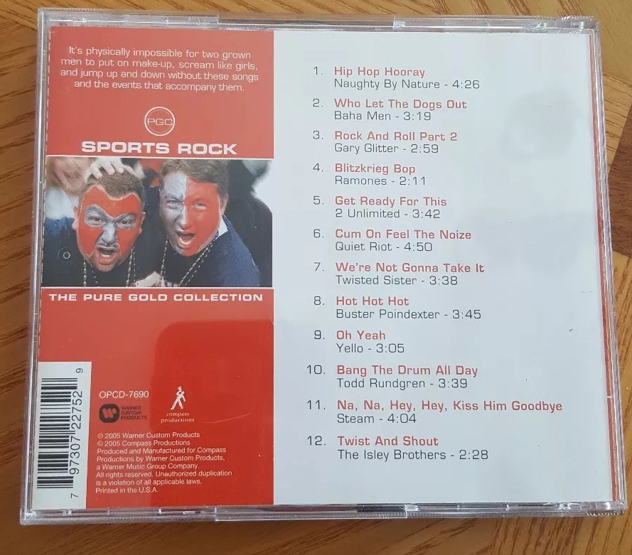 Sports Rock The Pure Gold Collection CD | eBay