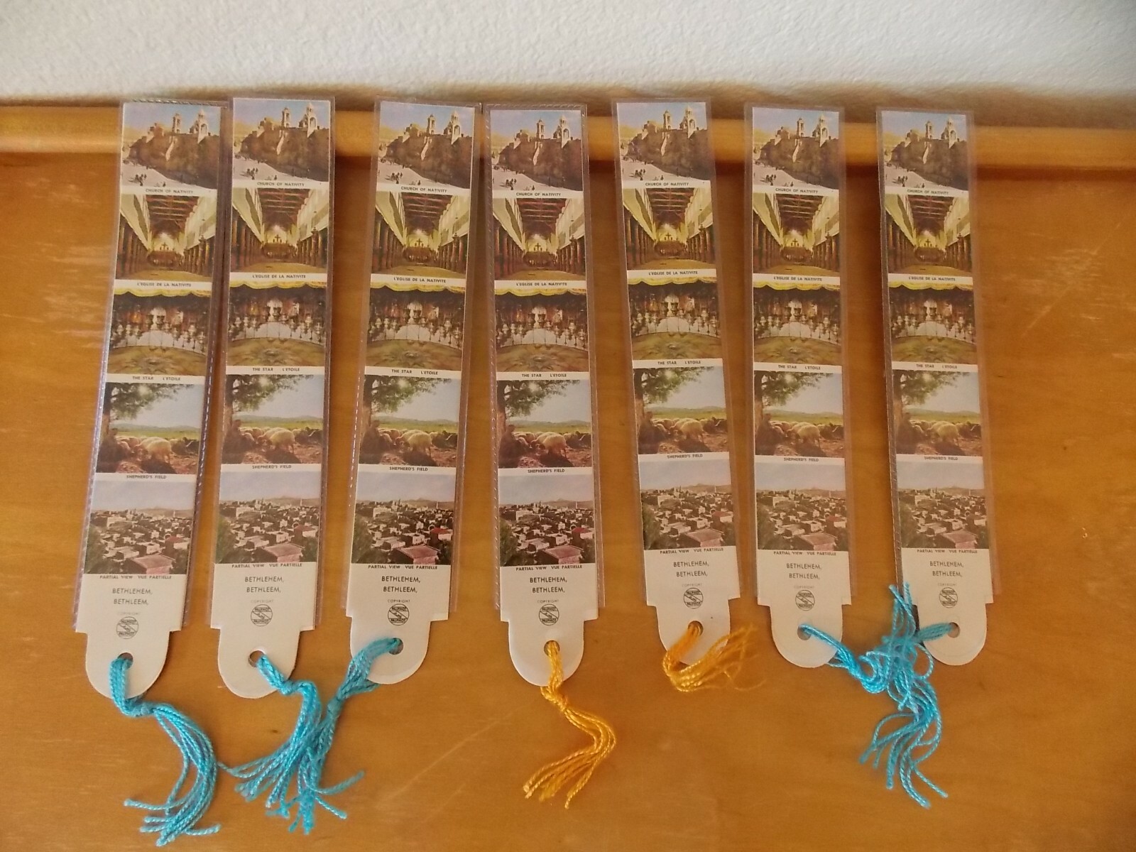 Vintage Holy Land Bookmarks, set of 7 | eBay