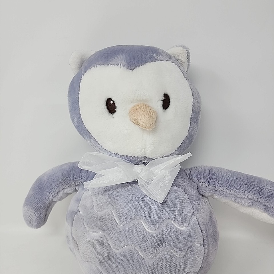 Little Miracles Gray Purple Owl Plush Stuffed Animal 10" Soft Toy | eBay