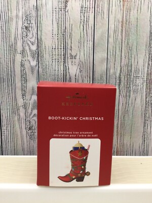 2020 Hallmark Keepsake Ornament BOOT-KICKIN' CHRISTMAS NIB cowboy boots ...
