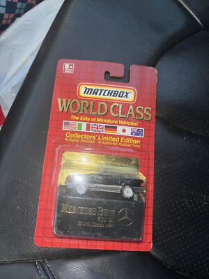 1991 Matchbox World Class Black MERCEDES BENZ 500 SL | eBay
