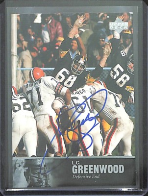 1997 Upper Deck NFL Legends Autograph #AL-108 L.C. Greenwood | eBay