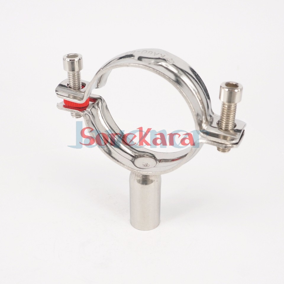 Sizes Tube O/D 304 Stainless Sanitary Pipe Clamp Clips Support Tube ...