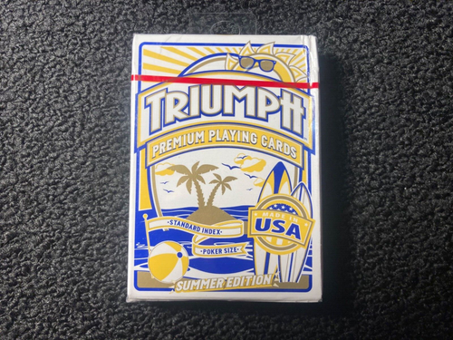 Triumph Summer Edition Yellow Label Premium Playing Cards Made In USA ...