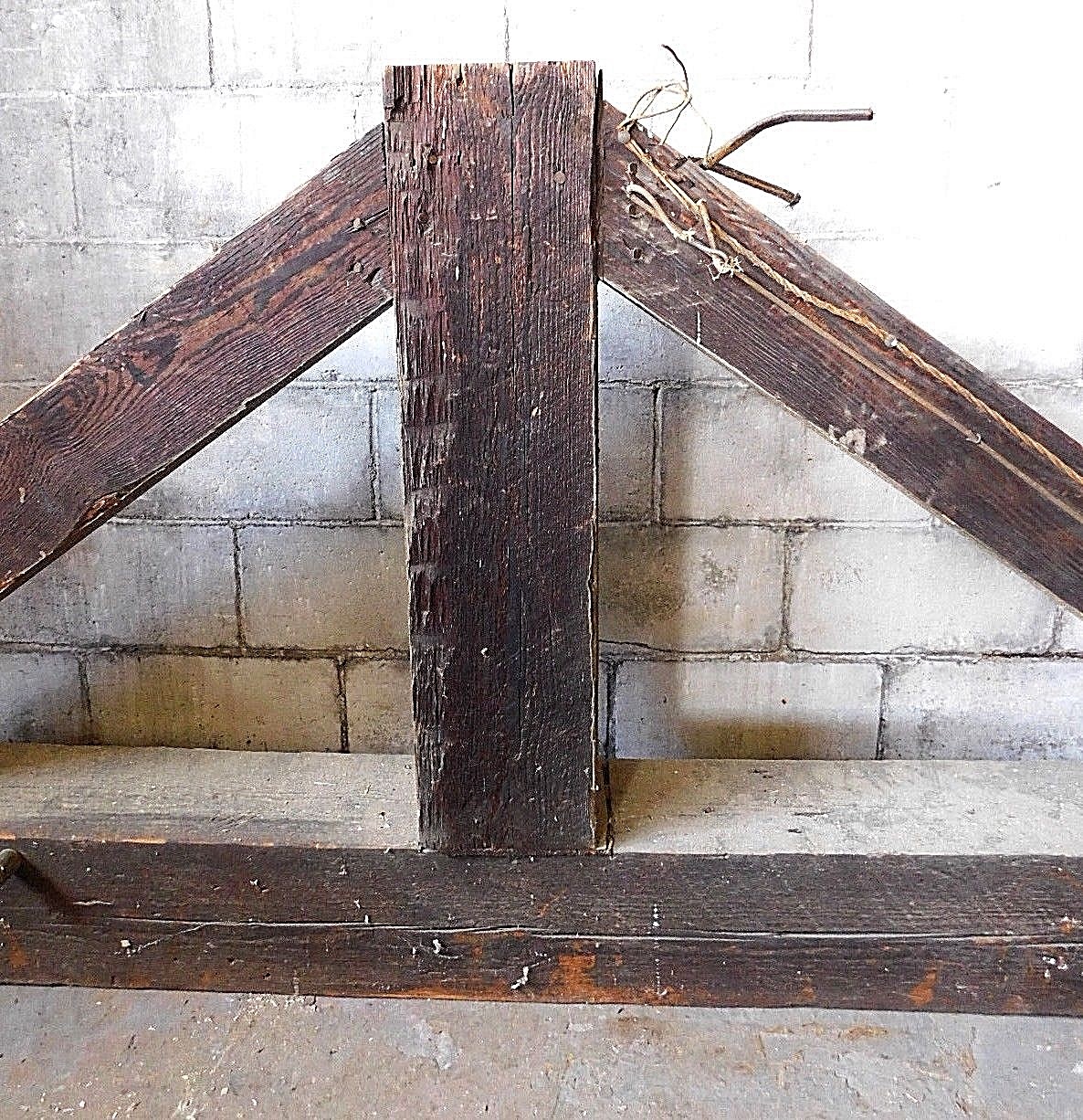 Antique Timber Entry Beam Header Lintel - C. 1890 Pine Architectural ...