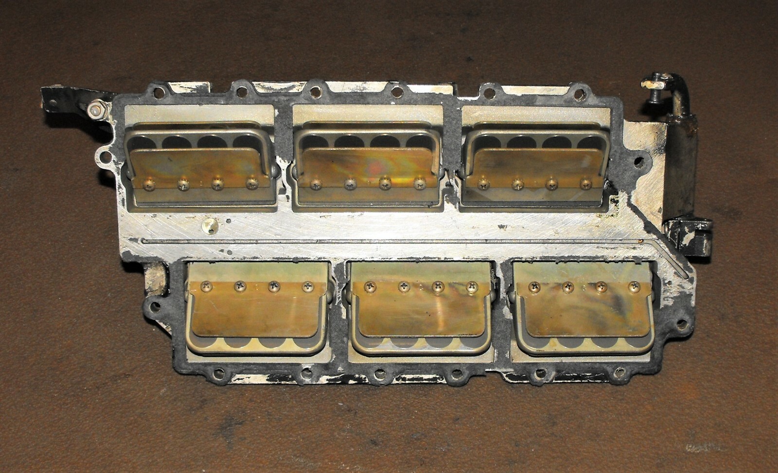 Evinrude 150 HP 2 Stroke Intake Manifold and Reed ASSY PN 0394366 Fits ...