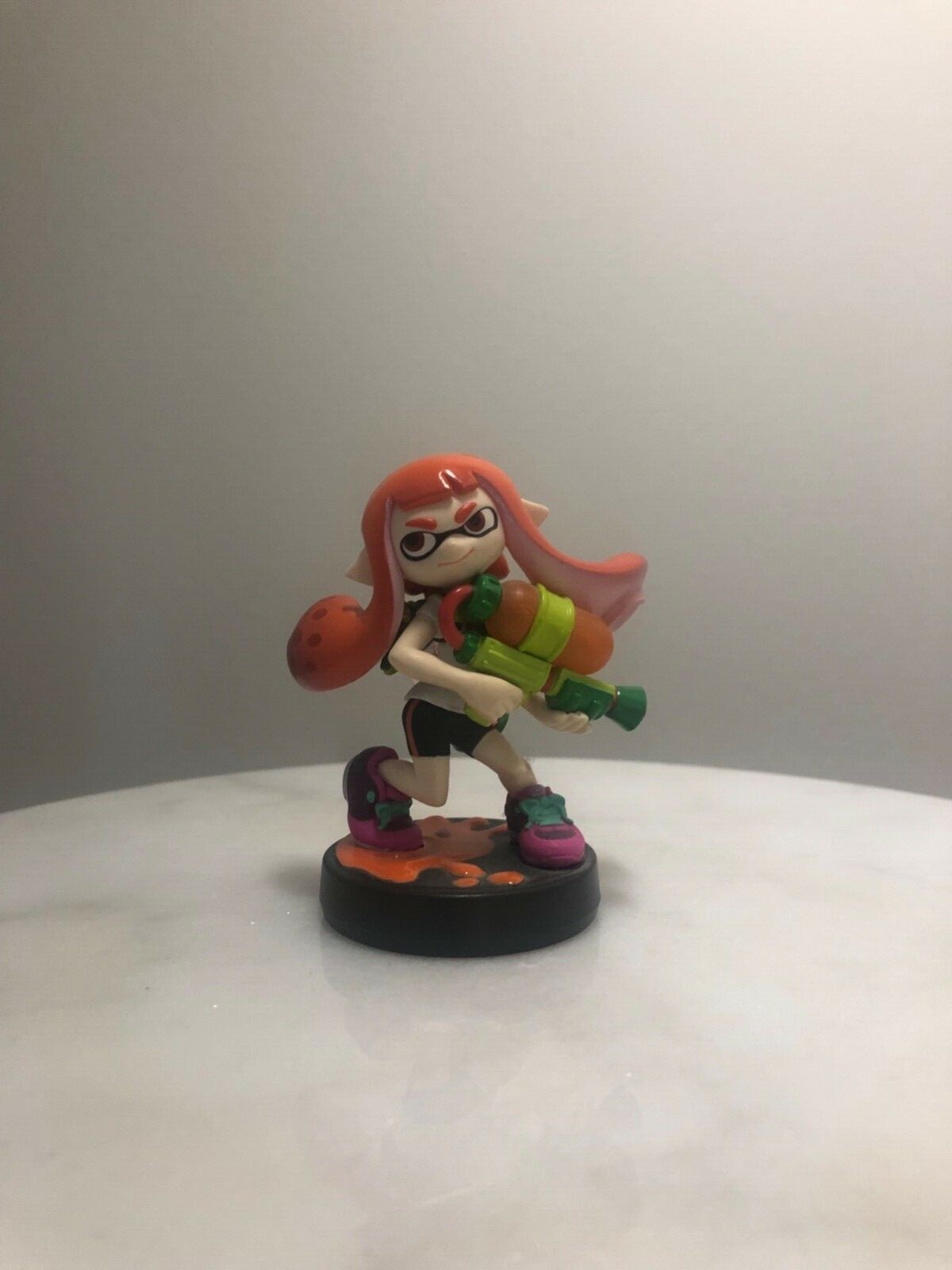 NINTENDO AMIIBO SPLATOON ORANGE INKLING GIRL, USED AND GOOD CONDITION ...