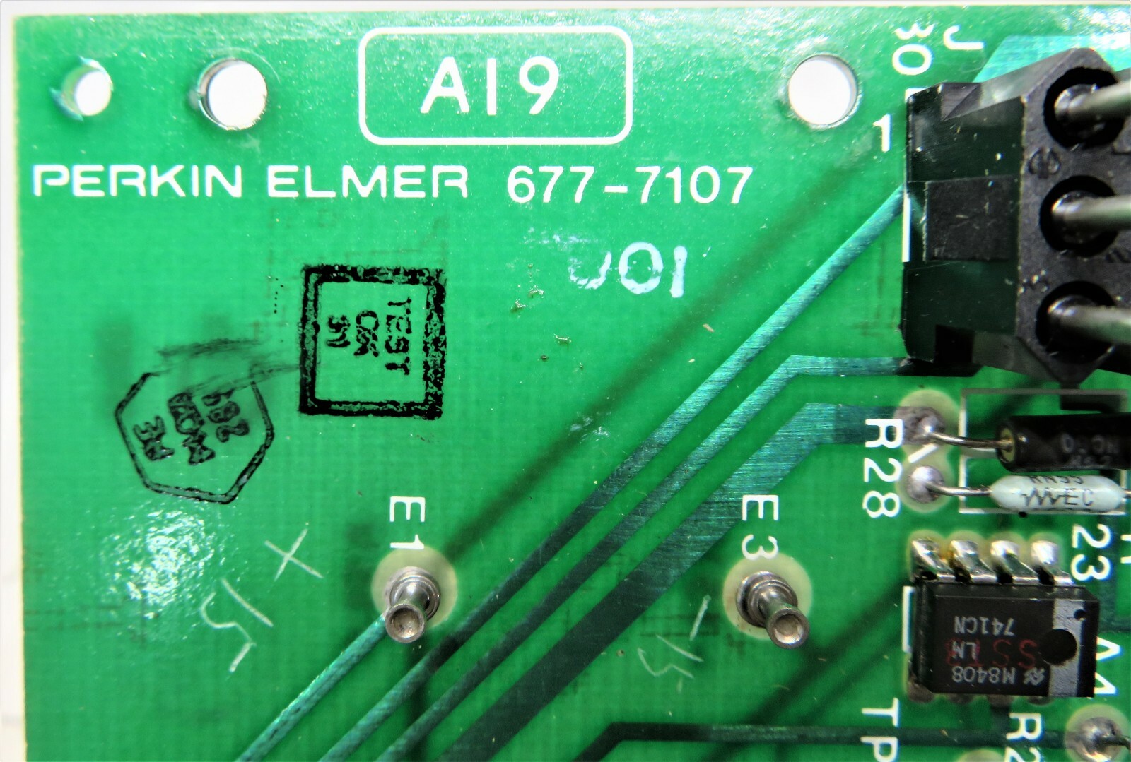 PERKIN ELMER 677-7107-001 PCB BOARD A19 ON SVGL 340 | eBay