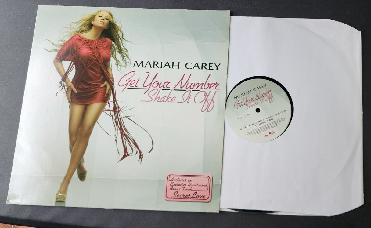 Mariah Carey Get Your Number Shake It Off Single + Bonus Vinyl Record ...