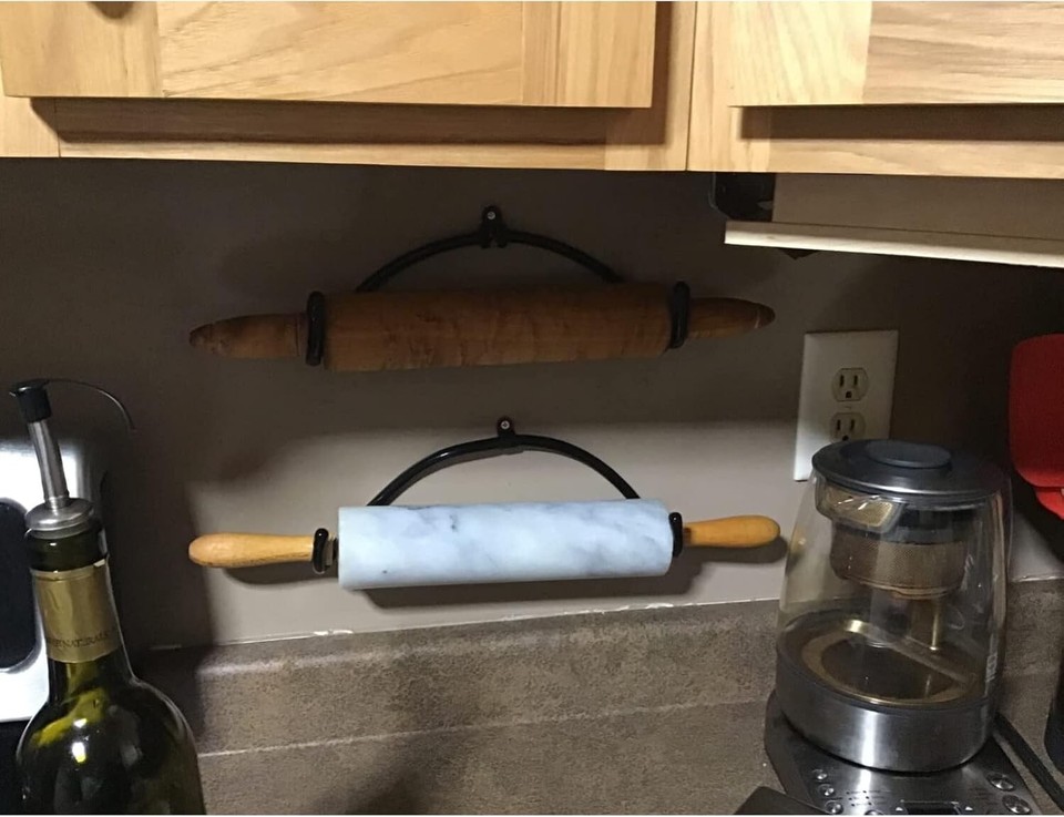 4 Pk Rolling Pin Holder Rolling Pin Display Rack Rolling Pin Storage ...
