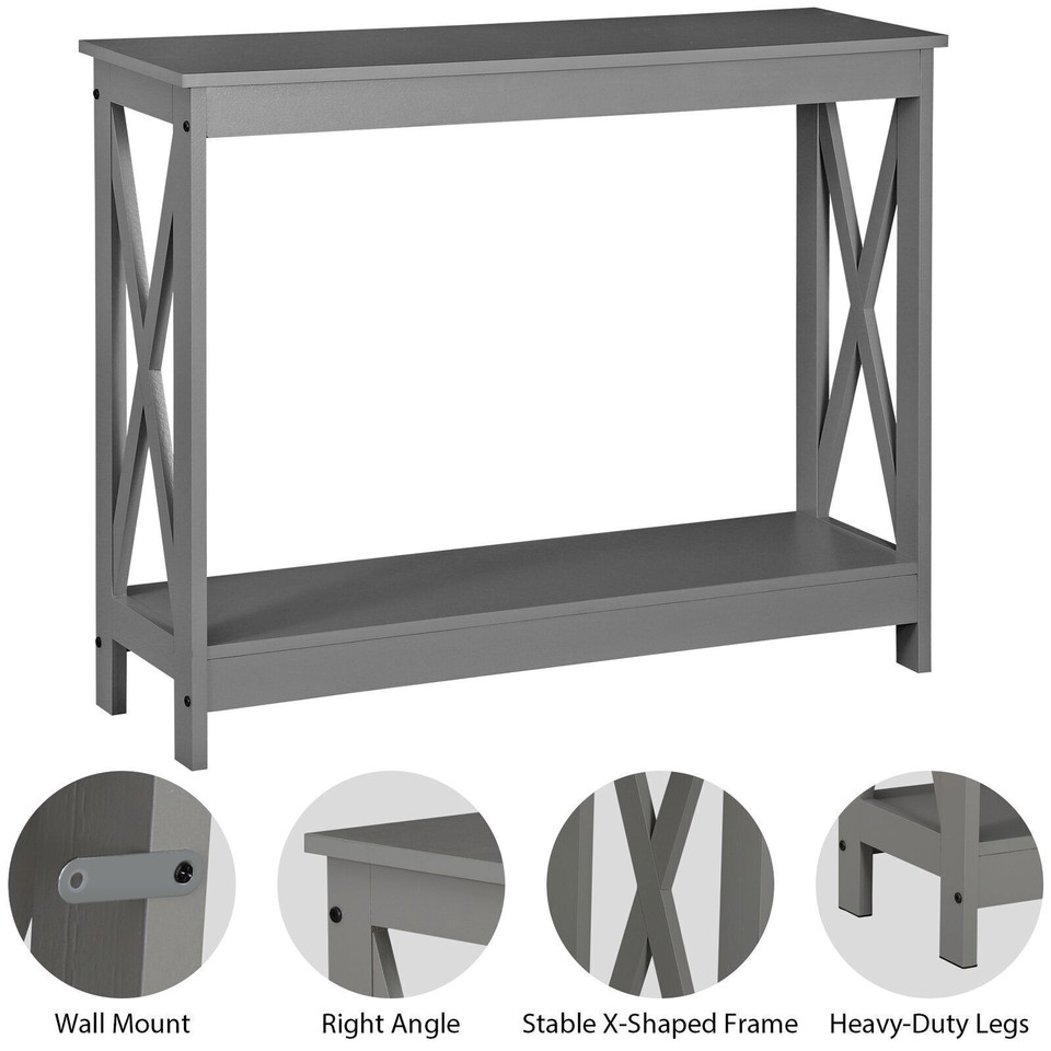 Multi-Color Console Table For Entryway Storage Shelf Entry Accent Sofa ...