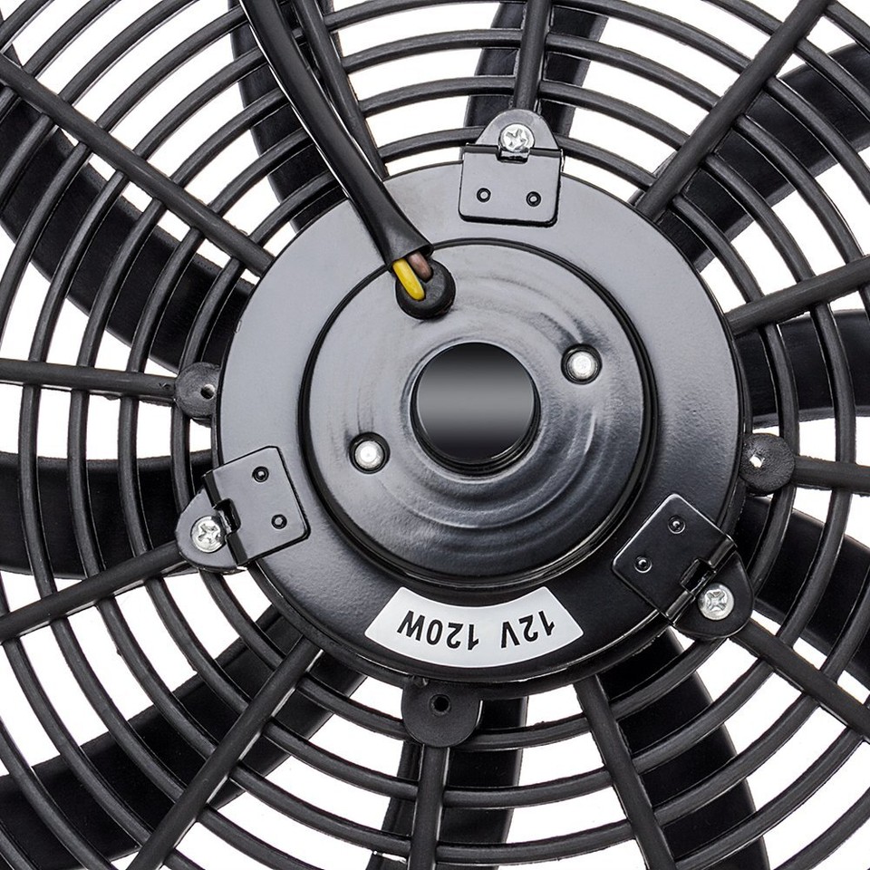 16 Inch Universal Fit 12V Slim Electric Cooling Radiator Fan with ...