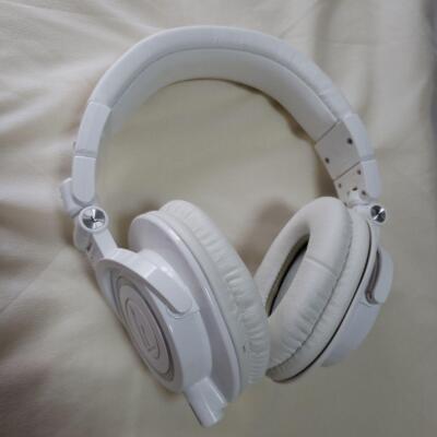 Audio Technica ATH-M50x Professional Monitor Headphones Wired Recording ...