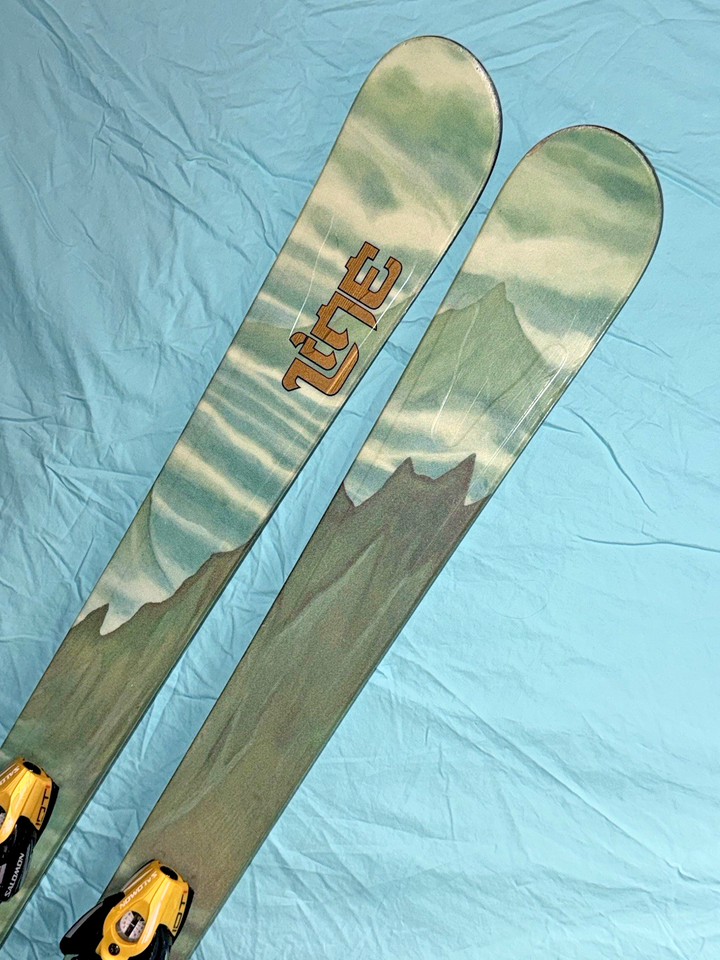 🔥 LINE Prophet 90 165cm All-Mountain Twin Tip SKIS w/ Salomon Z10 Ti ...