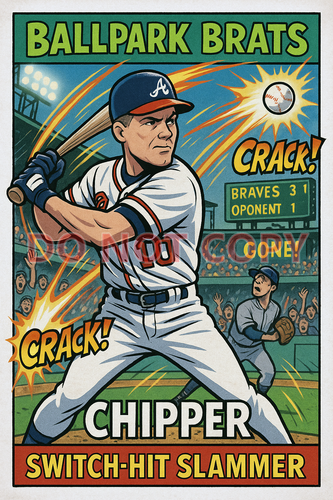 Chipper Jones as "Chipper Switch-Hit Slammer" - BALLPARK BRATS Parody ...