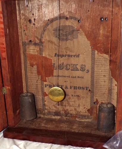 Pratt & Frost, Jester Top 30 Hour T&S Wooden Works Clock, Reading ...