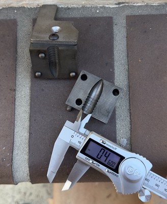 Paul Jones 45 cal Single Cavity Black Powder Lead Cast Bullet Mould | eBay