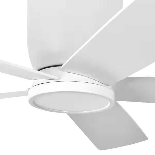 Home Decorators Britton 52 in. Integrated LED Indoor Matte White ...