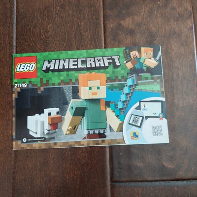 Lego Minecraft Manual Instruction Booklet Only For Set 21149 NO BRICKS ...