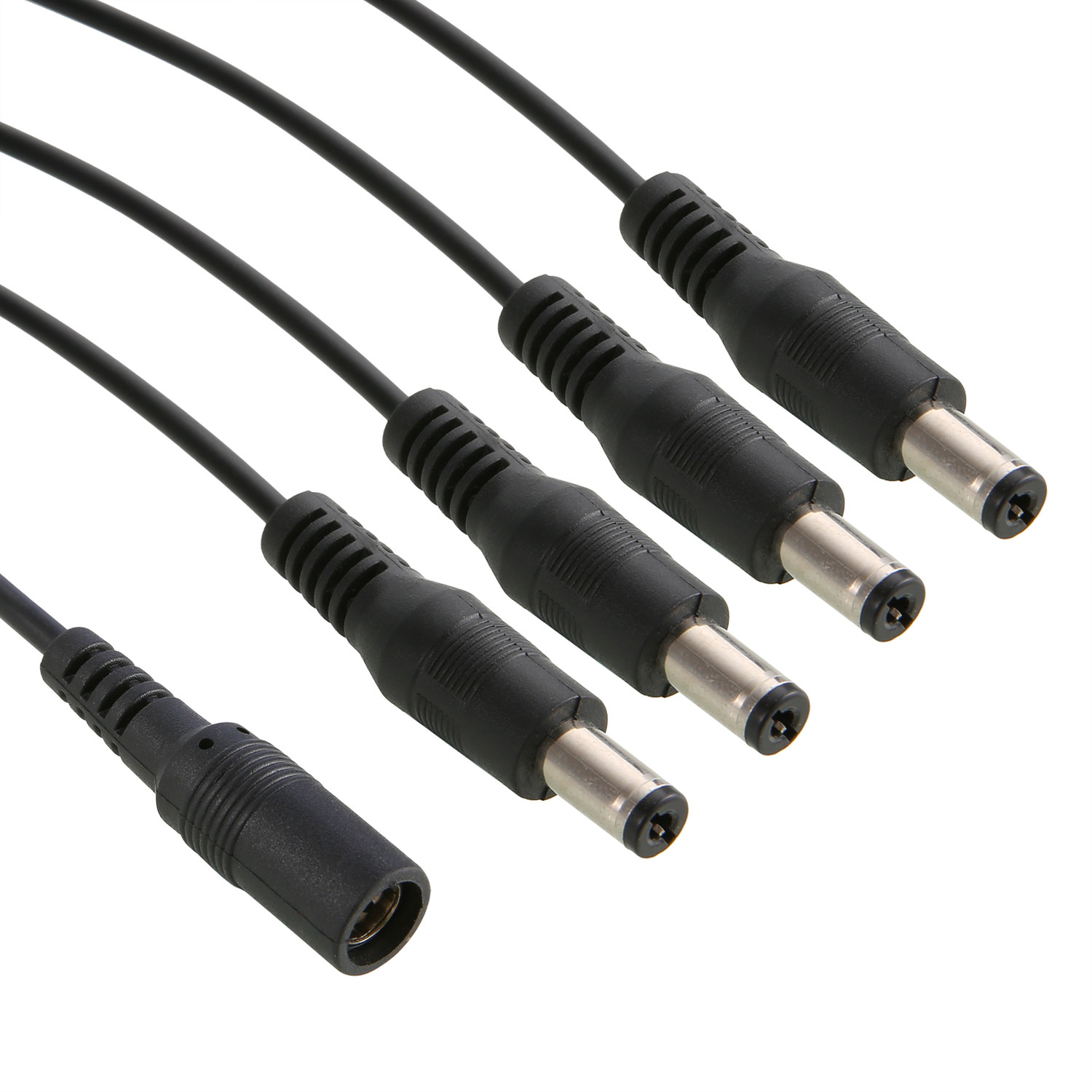 SANNCE Power Splitter CCTV Cable 1 to 4 Way 2.1mm DC Cable for Security ...
