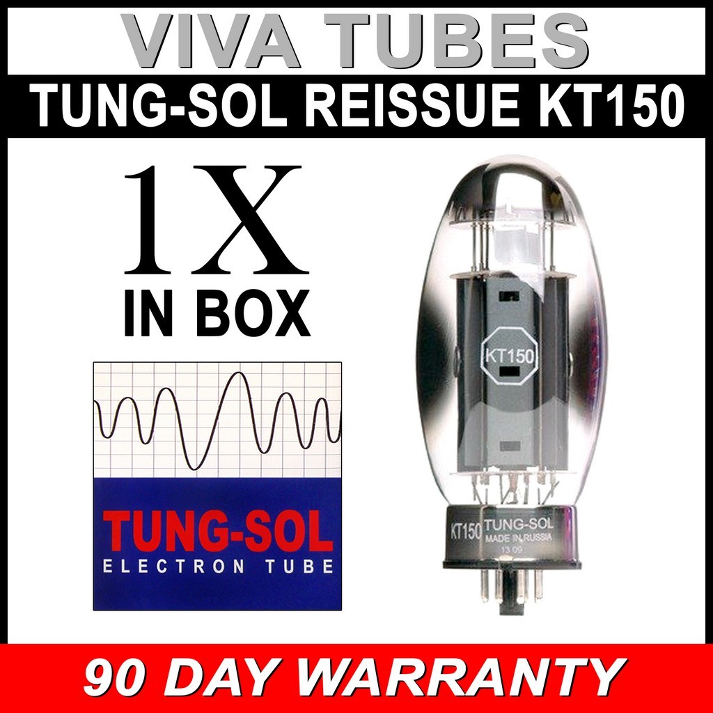 Brand New Tung-Sol Reissue KT150 KT-150 Factory Tested Burned In Vacuum ...