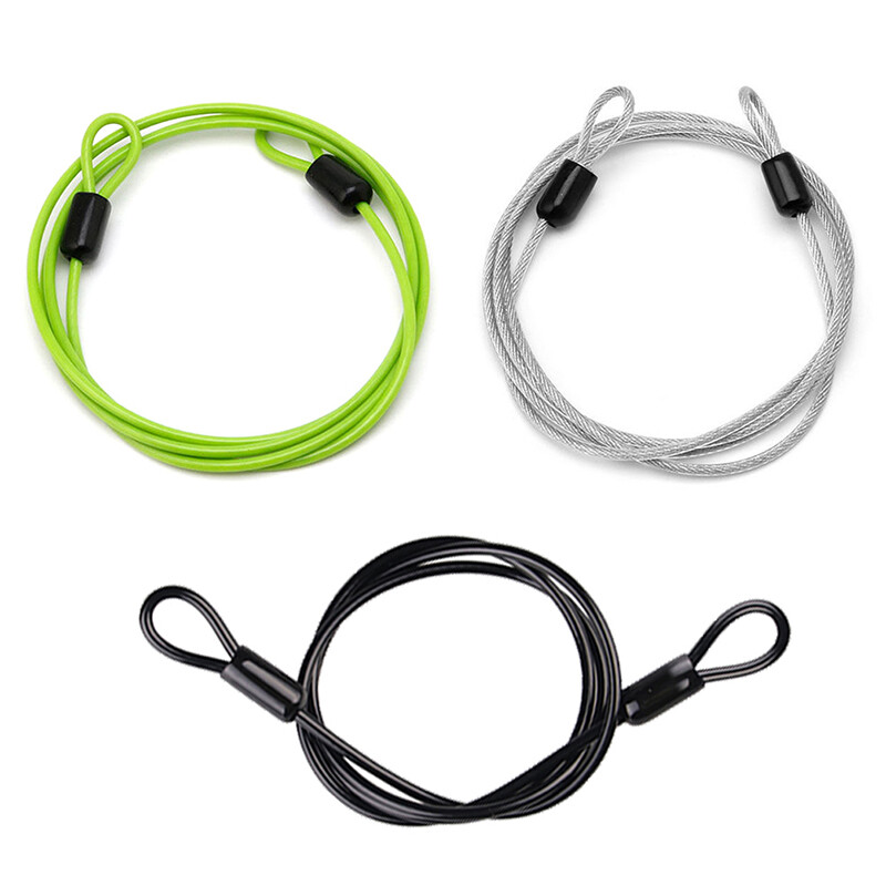2M Bicycle Lock Wire Cycling Strong Steel Cable Lock Bike Lock Rope ...