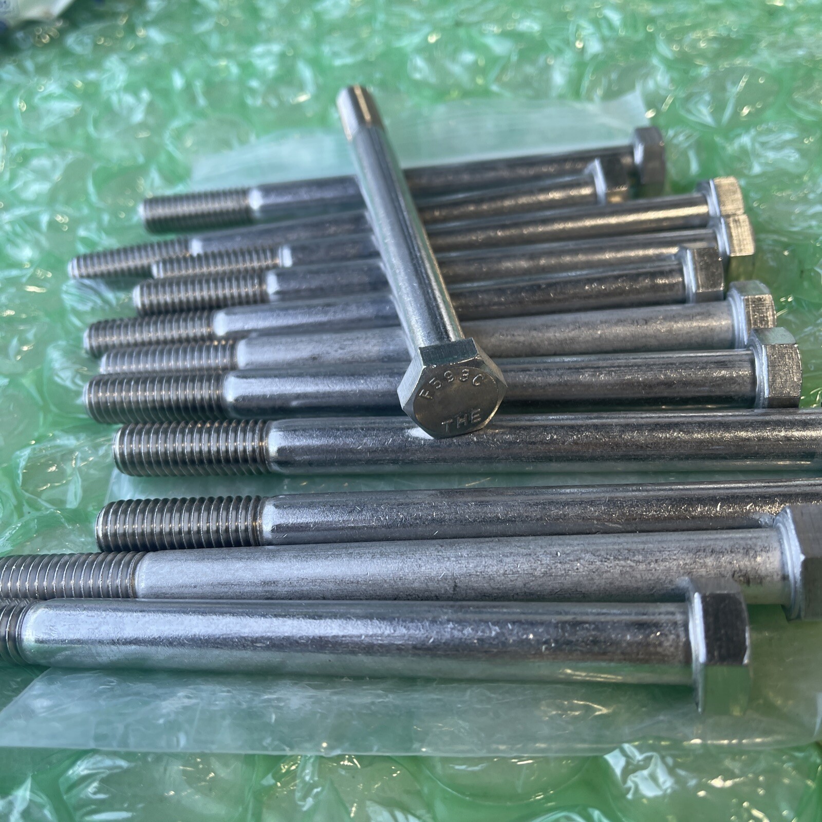 Fastenal Stainless Steel Hex Screws 1/2-13x 6 12Pieces | eBay