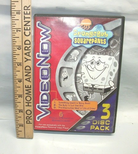 VideoNow- Spongebob Squarepants 3-Disc Pack Personal Movie Video ...