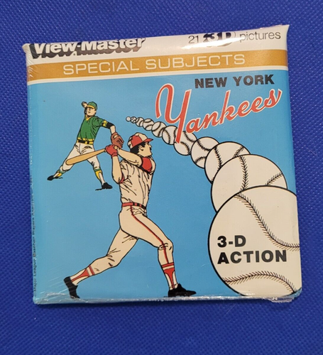 SEALED gaf L20 New York Yankees NY MLB Baseball view-master 3 Reels ...