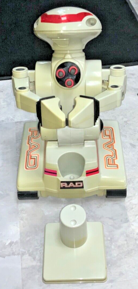 Vintage 1998 Toymax RAD R/C Robot w/ Controller & Battery Pack ...