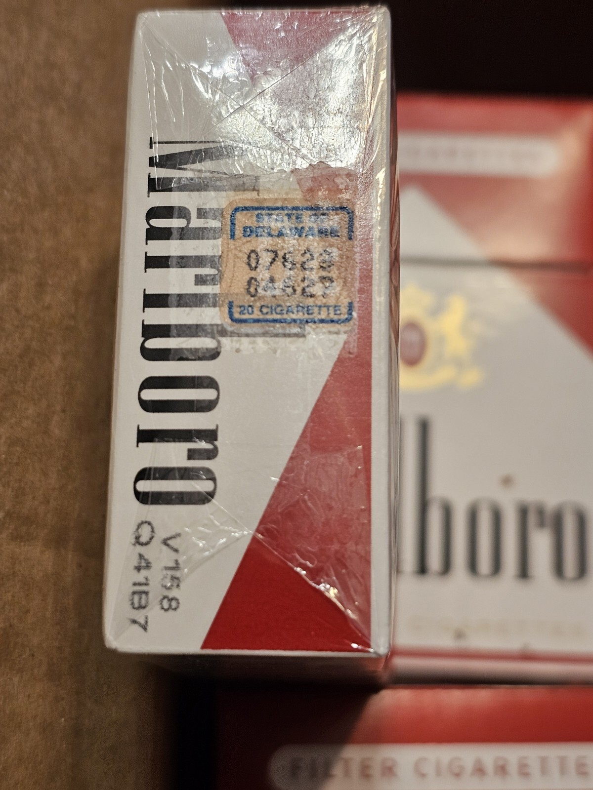 EMPTY (55) MARLBORO RED Cigarette Hardtop Plus 3 Cartons DELAWARE STAMP ...