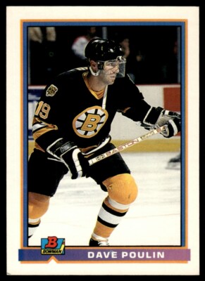 1991-92 Bowman #359 Dave Poulin Boston Bruins | eBay