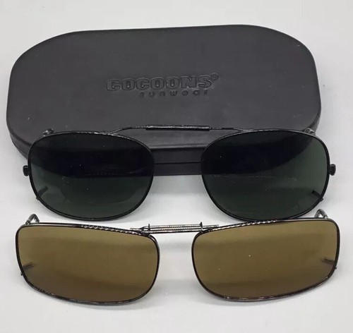 Cocoons Clip On Over RX Polarized Sunglasses Adjustable | eBay