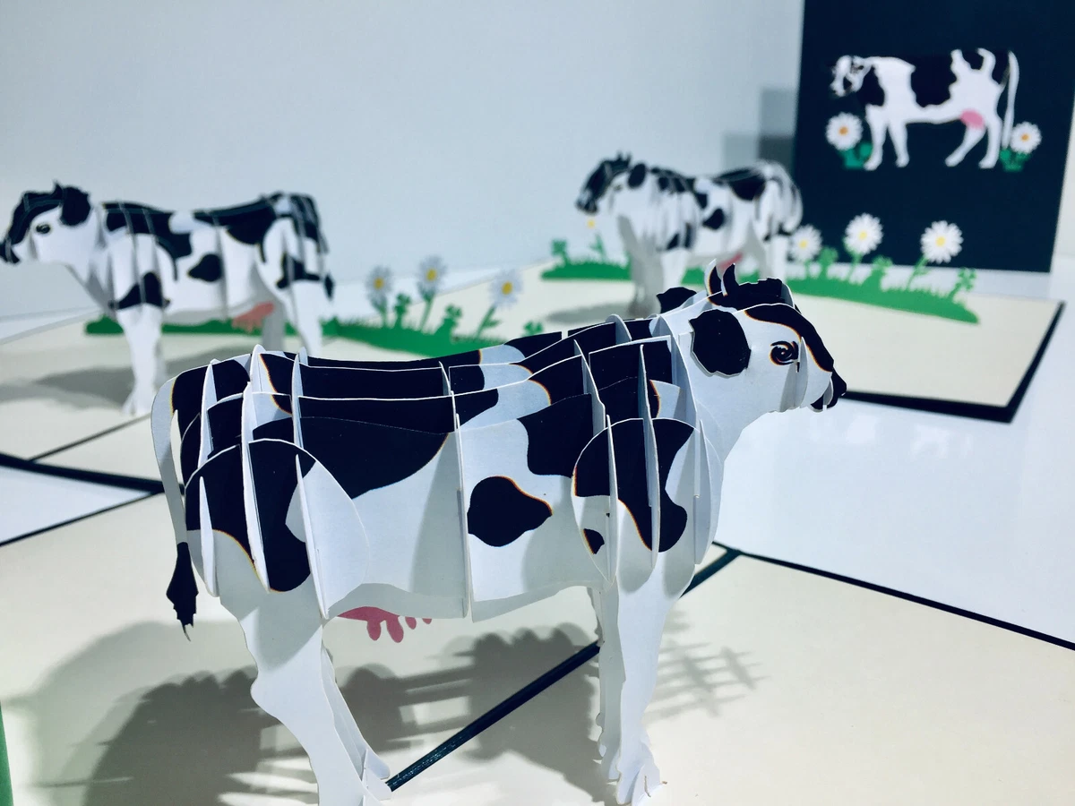 3d Origami Cow