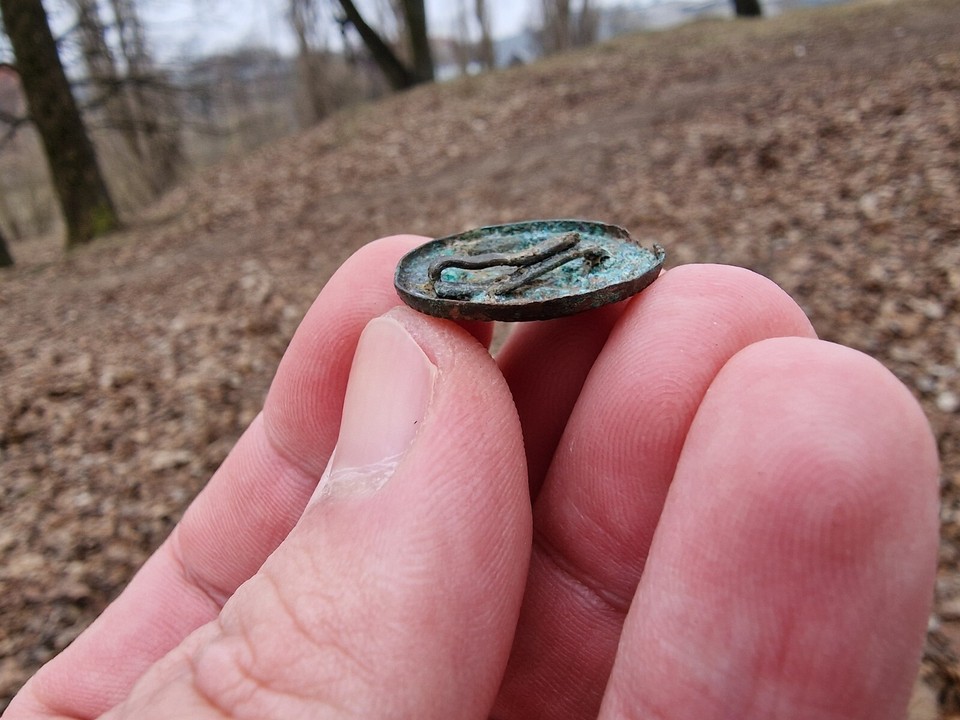 WW1 Original Weimar Republic German Cockade Badge Cap. Battlefield ...