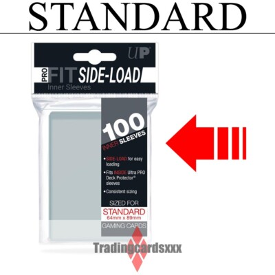 Ultra Pro - 100 Protèges Cartes STANDARD : Pro-Fit Side-Load | eBay