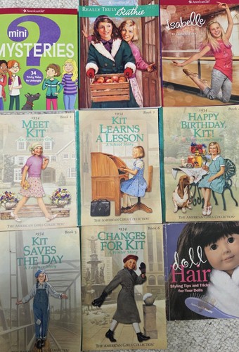 Lot of 8 American Girls books, Mini Mysteries, Ruthie, Isabelle, Kit ...