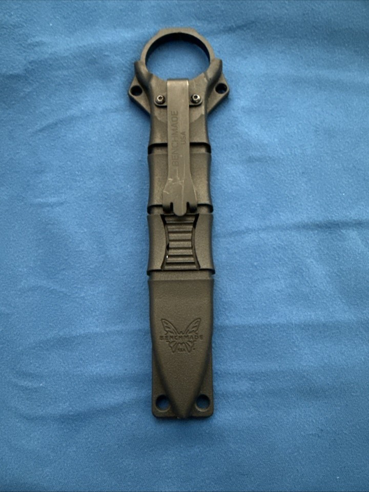 Benchmade Mini SOCP Fixed Blade Knife 2.22" Spear Point 440C Black ...