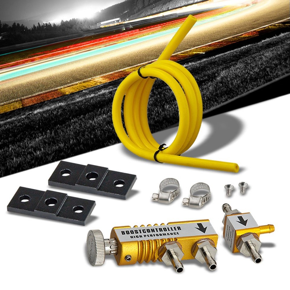 GOLD Universal Manual Adjustable Turbocharger Turbo Boost Controller ...