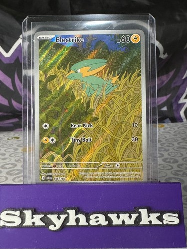 Electrike 196/182 Pokemon TCG Sv10 Destined Rivals Illustration Rare ...